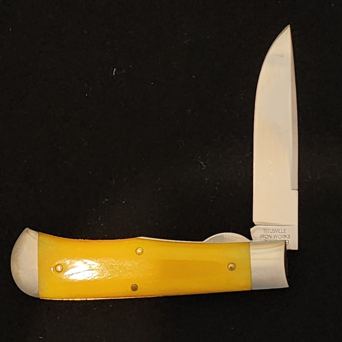 Great Eastern Cutlery #735109 EC LHL Yellow Rose Bone For Sale - TSA Knives