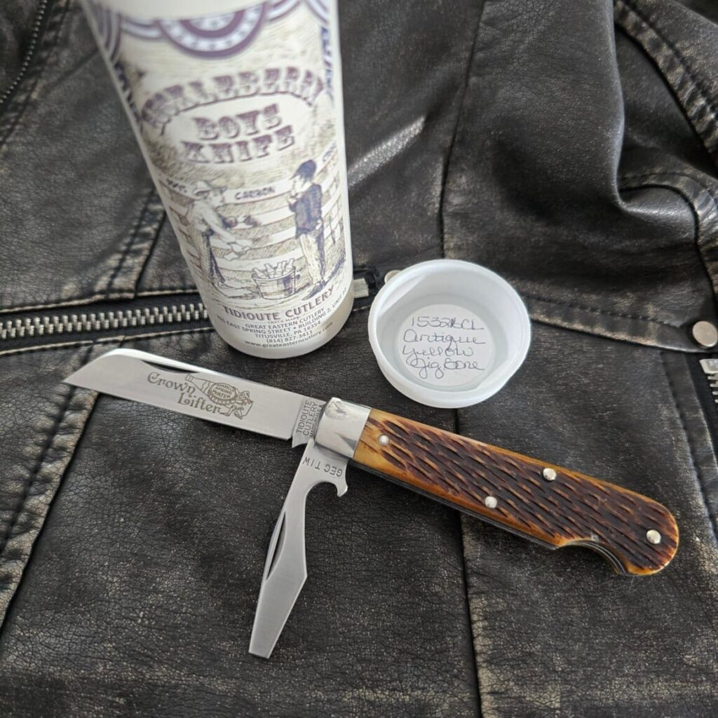 Great Eastern Cutlery #153216 CL Antique Yellow Jigged Bone For Sale ...