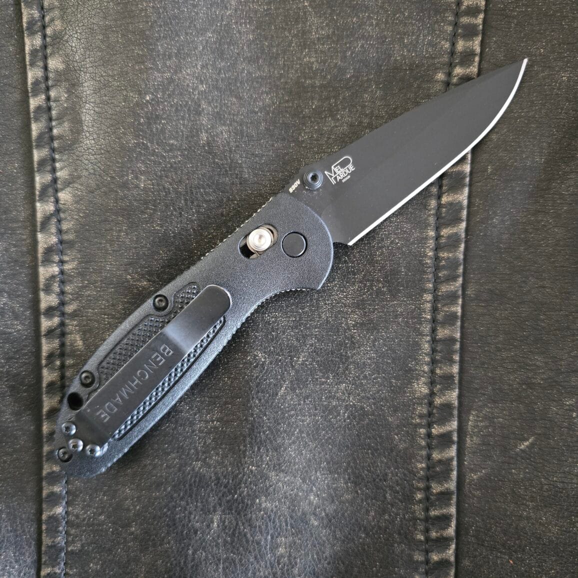 Benchmade 556BK-S30V Mini-Griptilian Mel Pradue Design For Sale - TSA ...