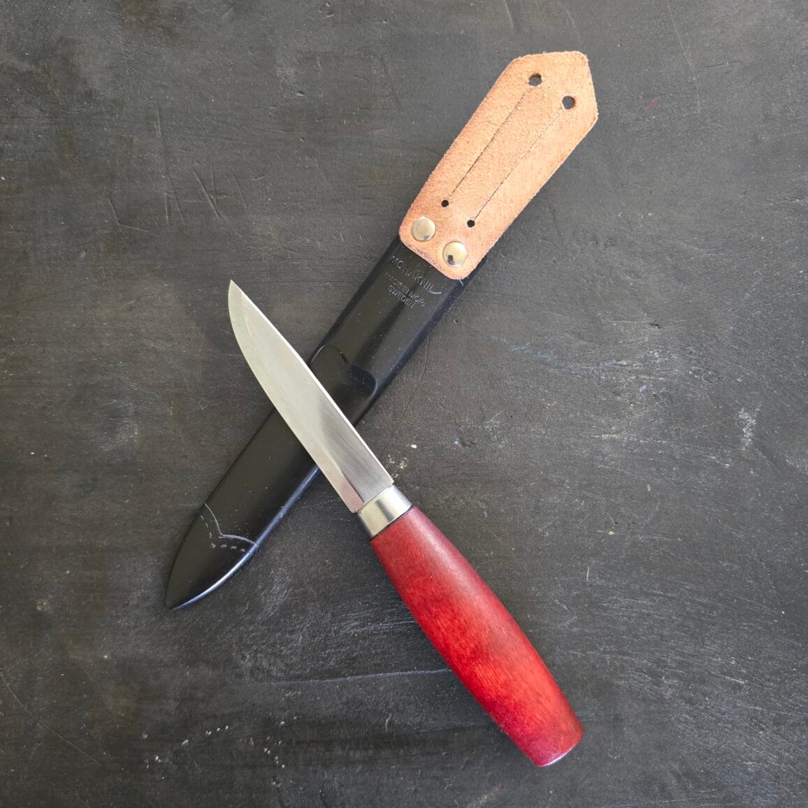 Mora Kniv Classic #1 Swedish Knife in Birch Wood and Carbon Steel For ...