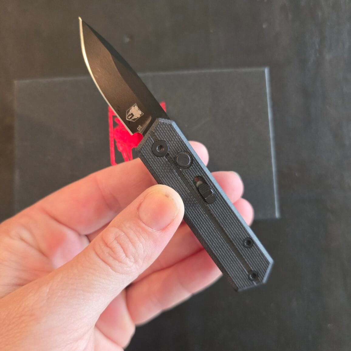 CobraTec Stinger in Black G10 and D2 - Pocket Knives For Sale, EDC ...