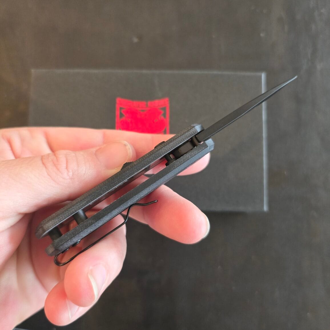 CobraTec Stinger in Black G10 and D2 - Pocket Knives For Sale, EDC ...