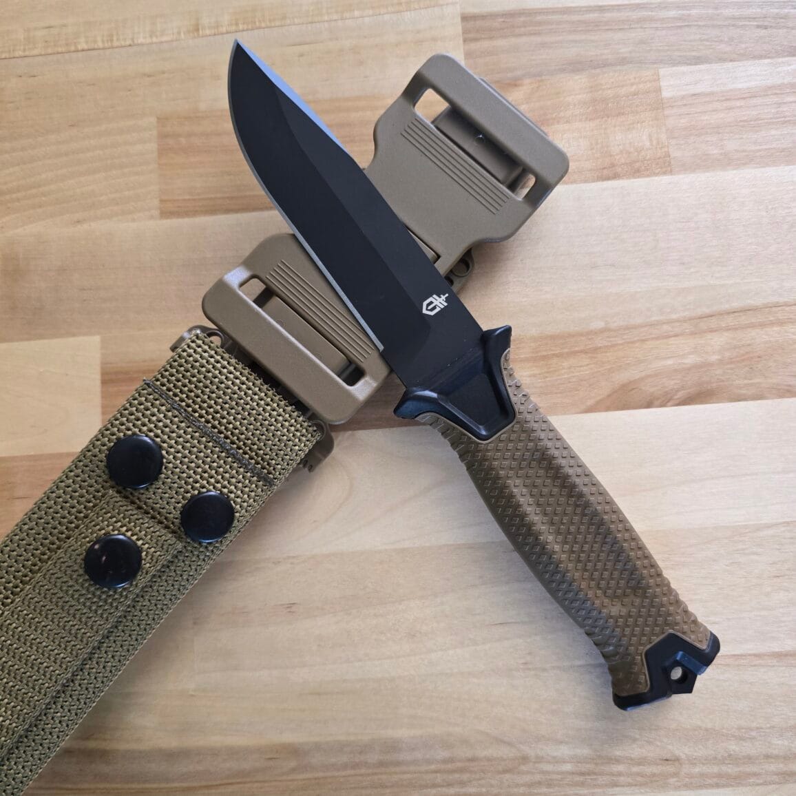 Gerber StrongArm Fixed Blade Knife Coyote Brown 08721 For Sale - TSA Knives