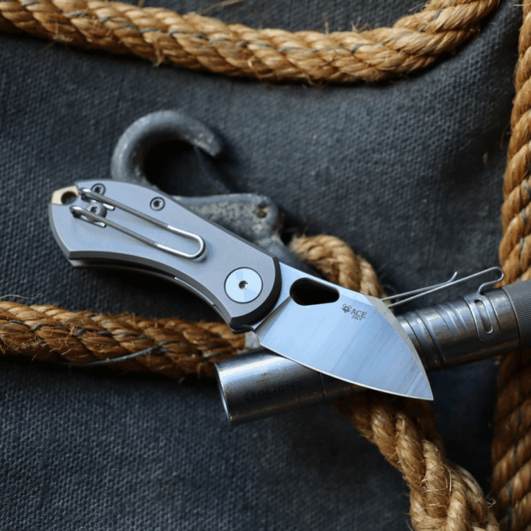 Giant Mouse ACE Nibbler-Titanium Aluminum For Sale - TSA Knives