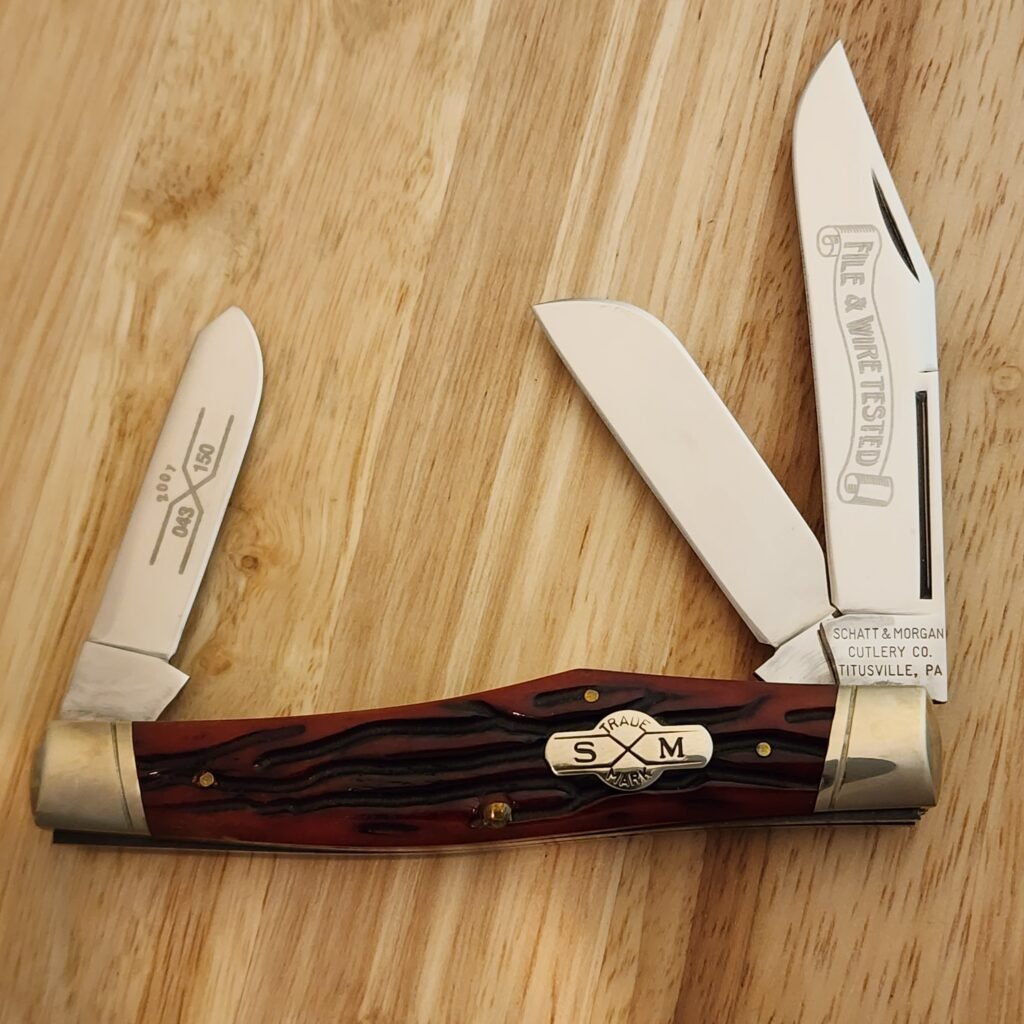 Schatt & Morgan Cutlery Co. #FW043150 Red Bone 2001 For Sale - TSA Knives