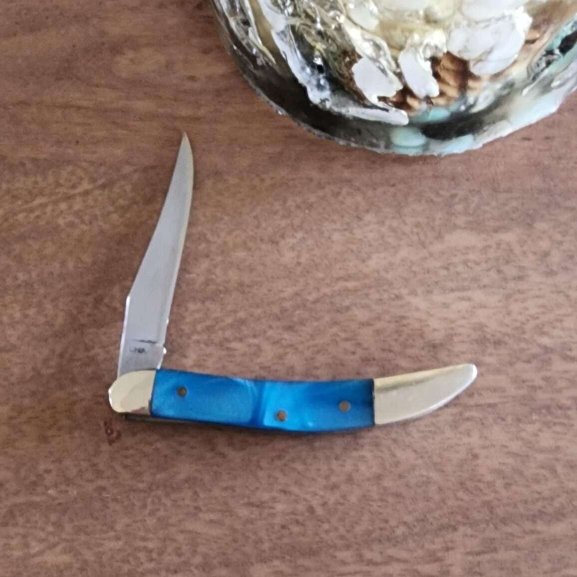 Frost Cutlery Tiny Toothpick Blue Acrylic For Sale - TSA Knives