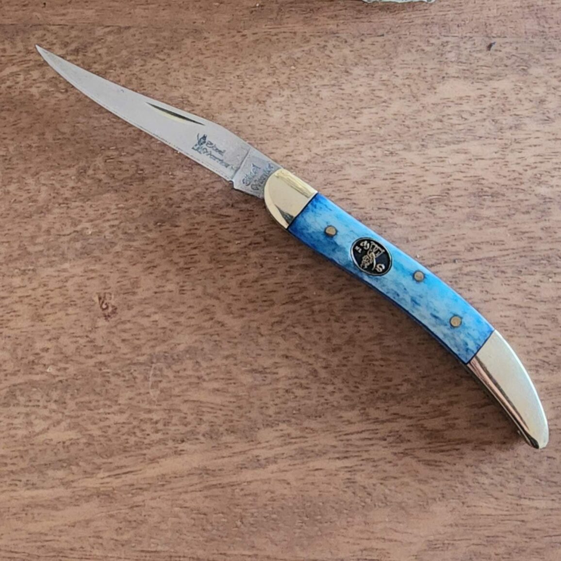 Frost Cutlery Tiny Toothpick Smooth Blue Bone For Sale - TSA Knives