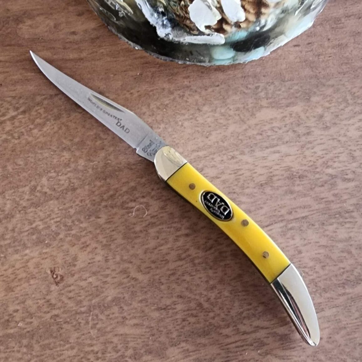 Frost Cutlery Tiny Toothpick Smooth Yollow Acrylic For Sale - TSA Knives