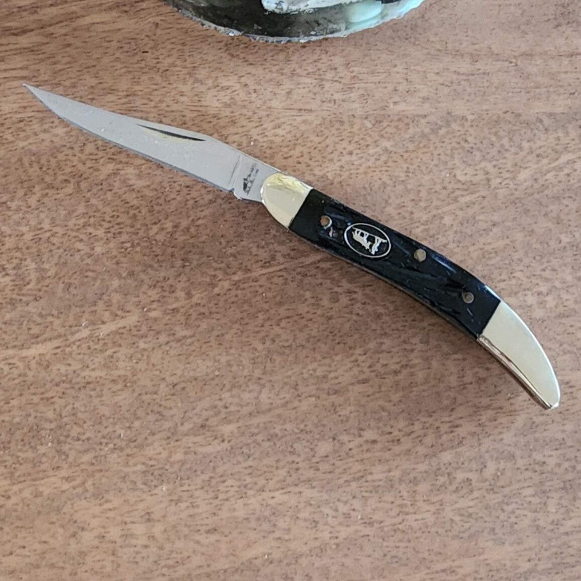 Frost Cutlery Tiny Toothpick Black Jigged Bone For Sale - TSA Knives