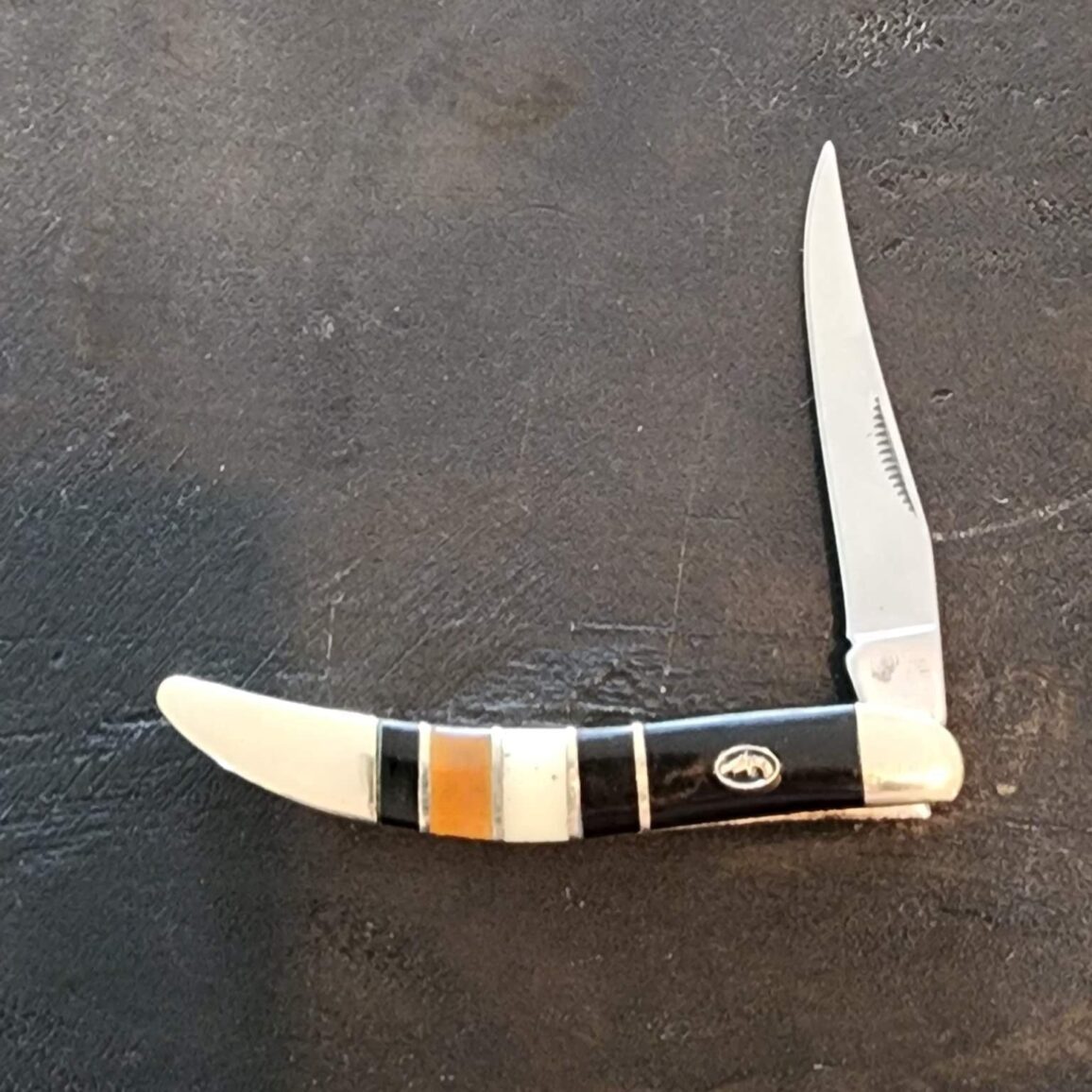 Frost Cutlery Tiny Toothpick Black, White and Brown For Sale - TSA Knives