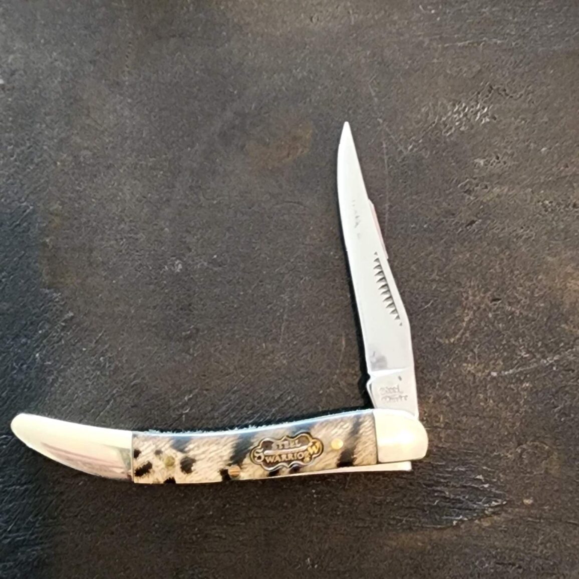 Frost Cutlery Tiny Toothpick Cheetah Acrylic For Sale - TSA Knives