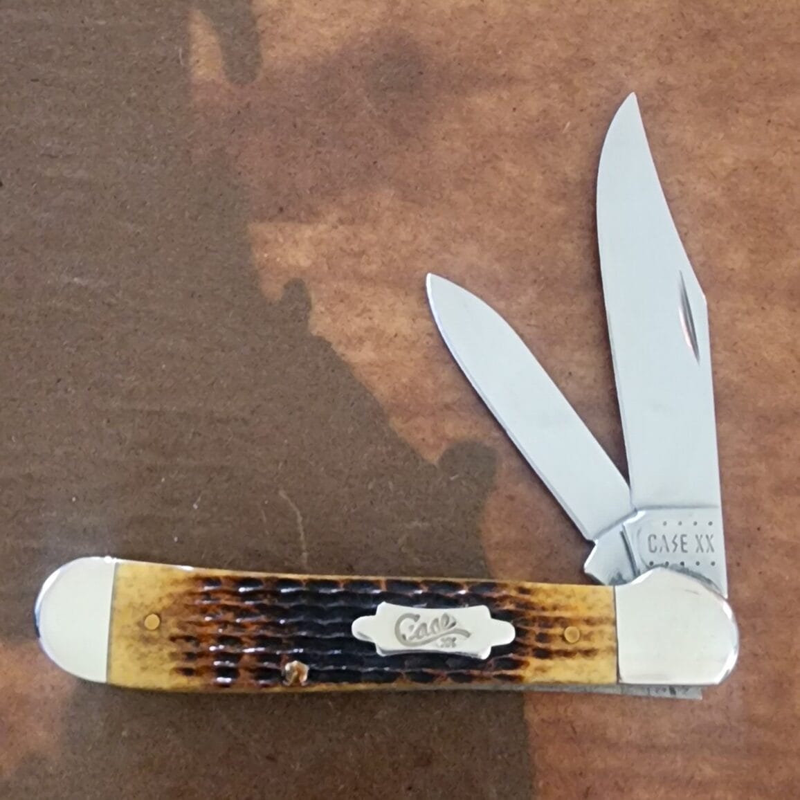 Case XX USA 6249 SS Antique Rogers Corn cob Jig Bone Copperhead For ...