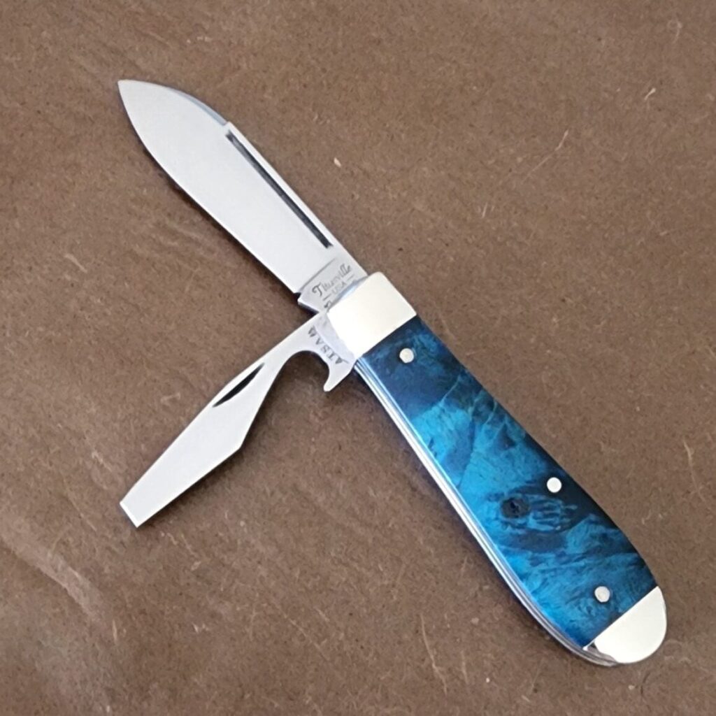 TSA Knives Exclusive Old Man Jack Caplifter w/ Spear Blade Blue Box ...