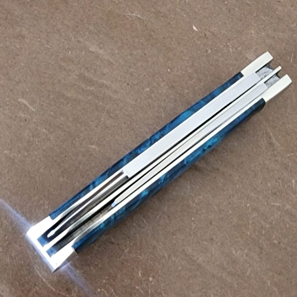 TSA Knives Exclusive Old Man Jack Caplifter w/ Spear Blade Blue Box ...