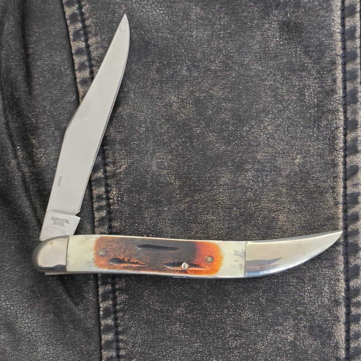 Frost Cutlery Jumbo Toothpick Jigged Bone For Sale - TSA Knives