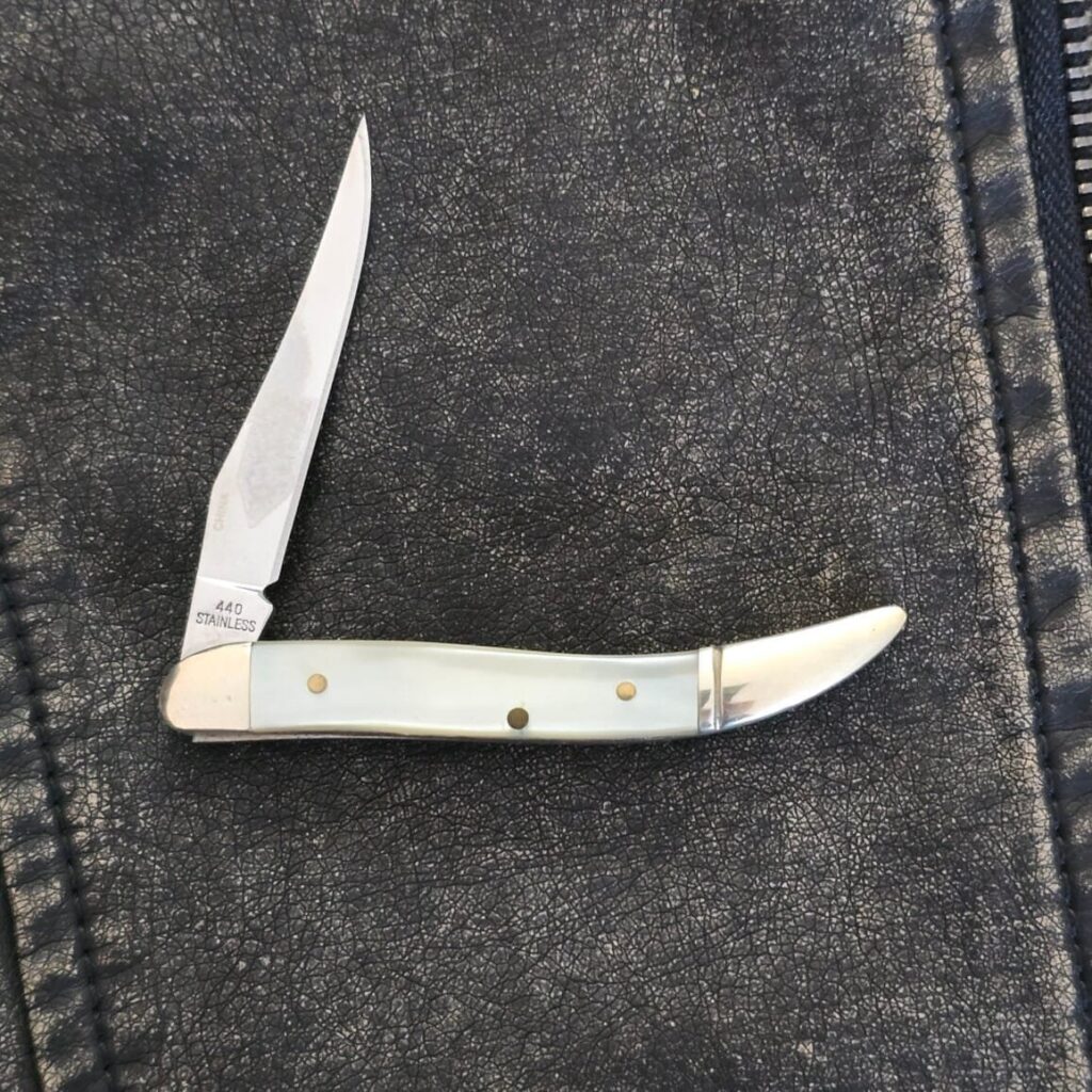 Frost Cutlery Tiny Toothpick in White Acrylic For Sale