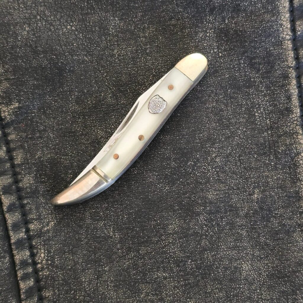 Frost Cutlery Tiny Toothpick in White Acrylic For Sale