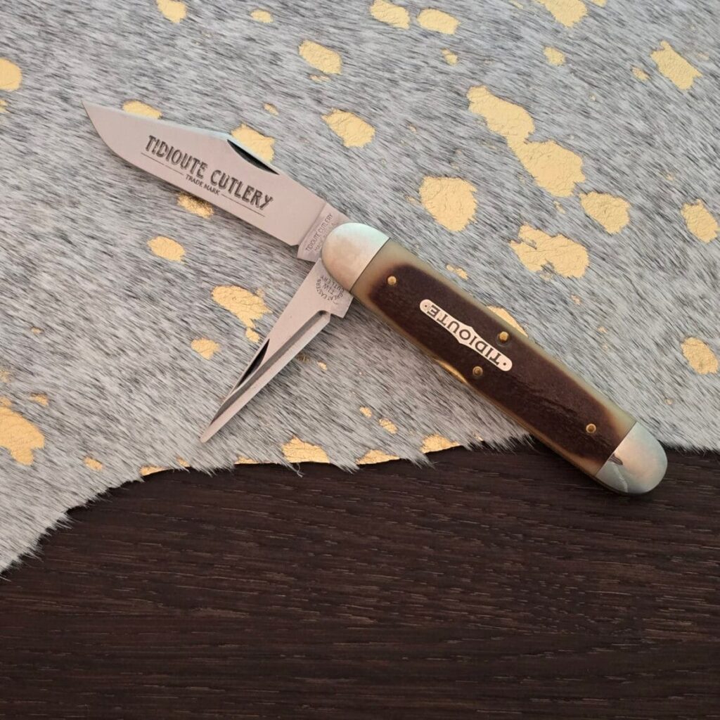 Vintage Solingen Mini Stag Fixed Blade Hunter - Pocket Knives For Sale ...