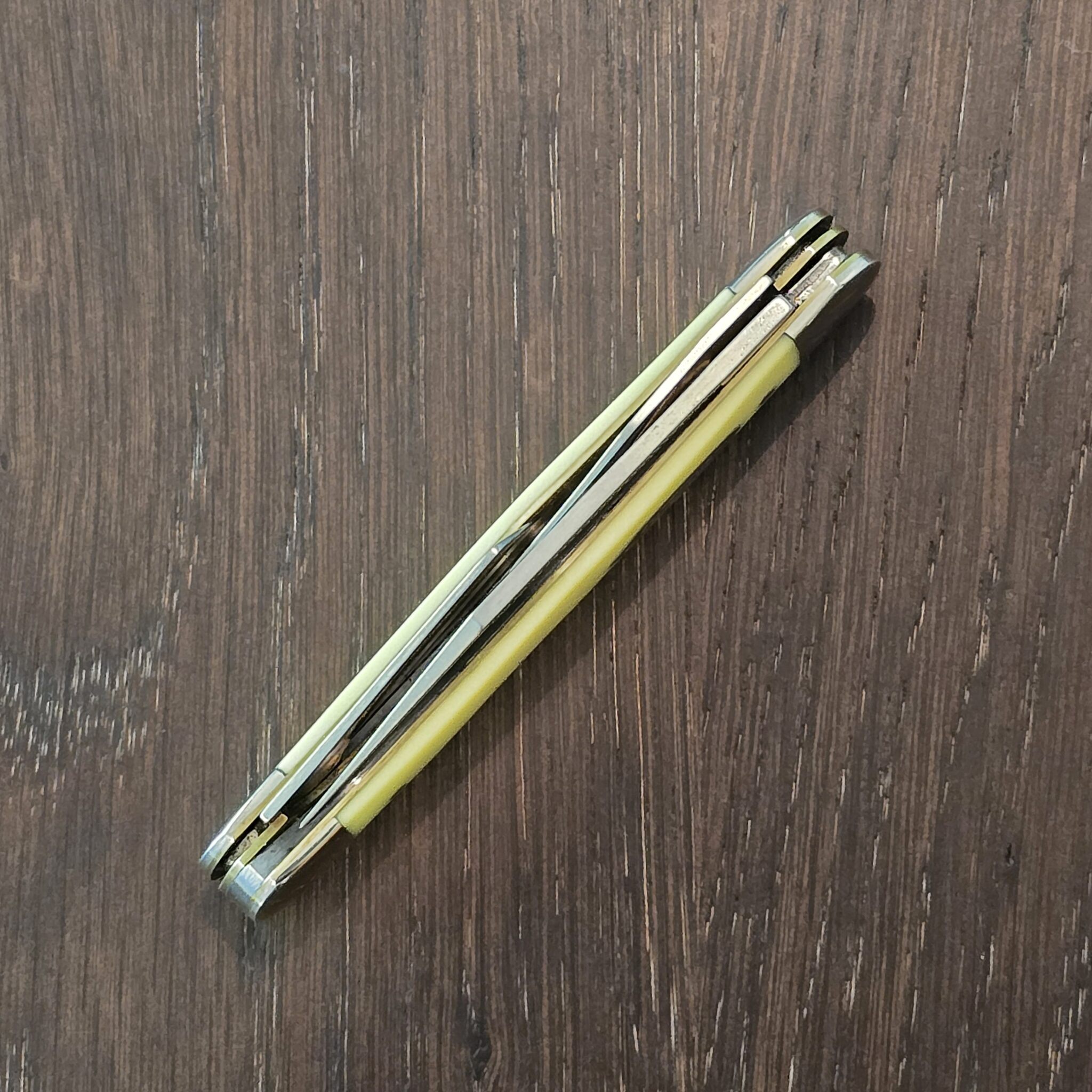 Camillus New York Yellow Delrin Whittler For Sale