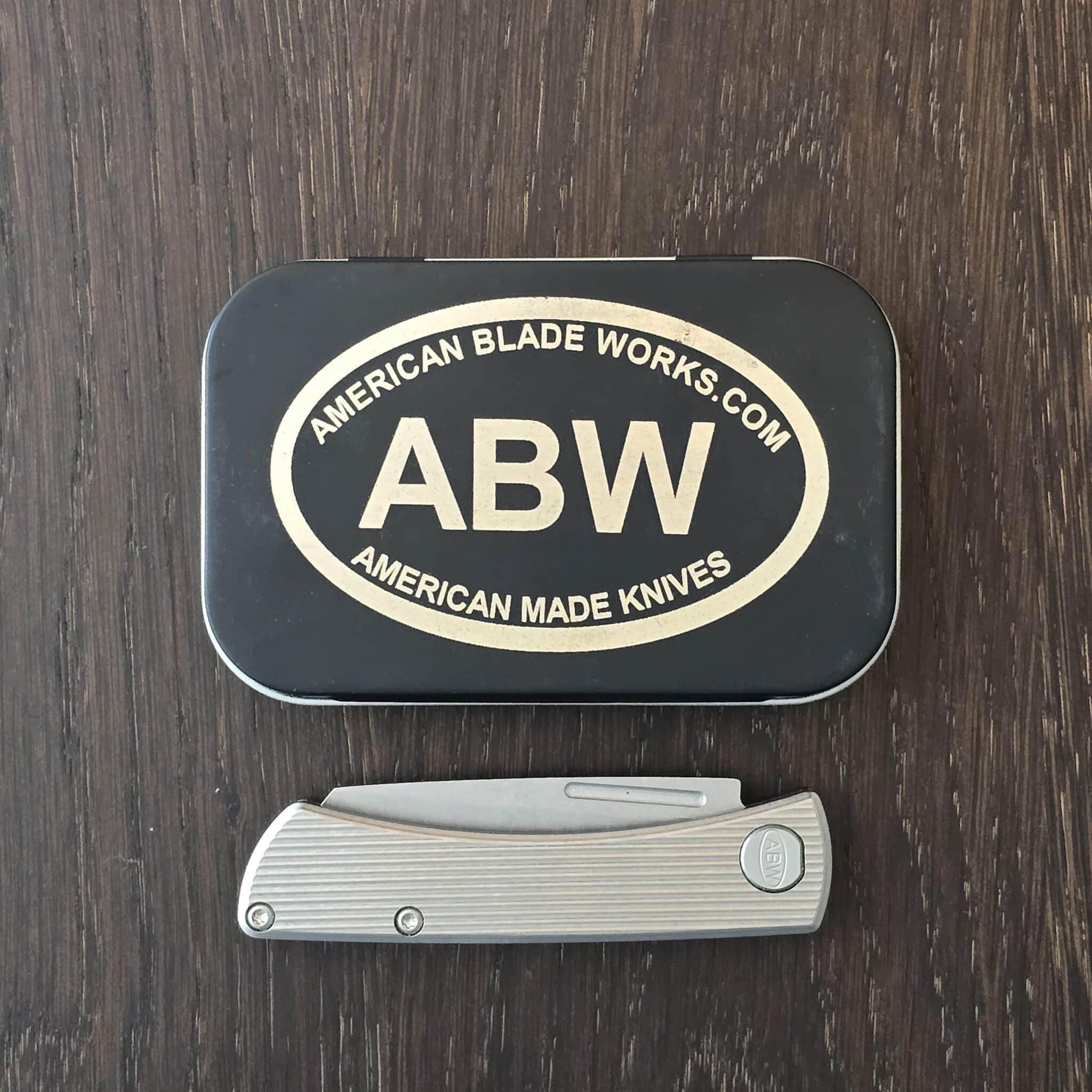 ABW American Blade Works in Aluminum and Magnacut, Slip Joint with ...
